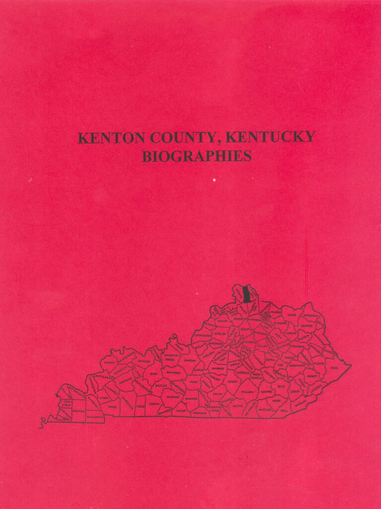 Kenton County Kentucky Biographies - Mountain Press and Southern ...