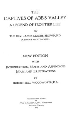 The Captives of Abb's Valley - Mountain Press and Southern Genealogy Books